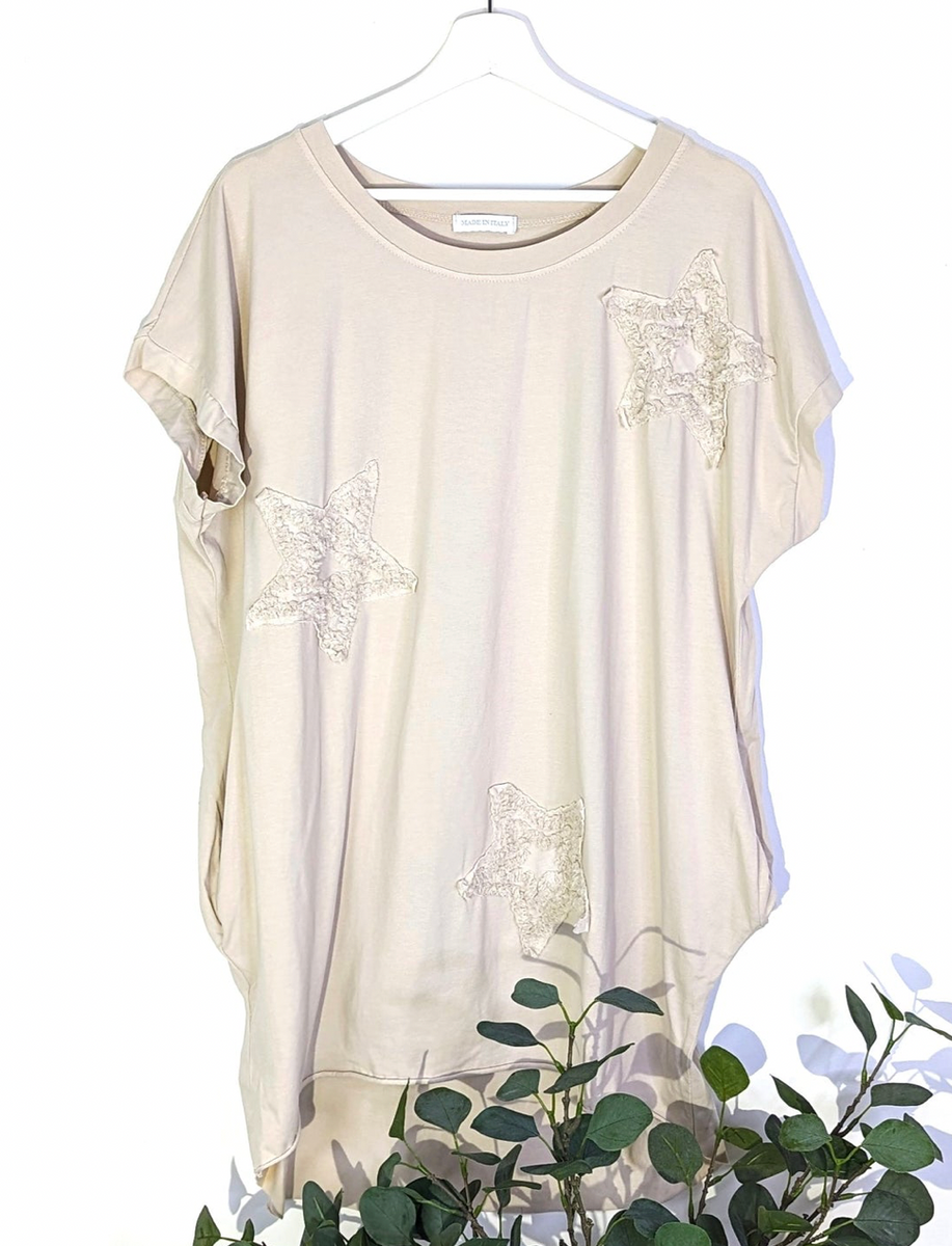 Cotton Star Tunic 2 Colours Available – boudoirbythesea